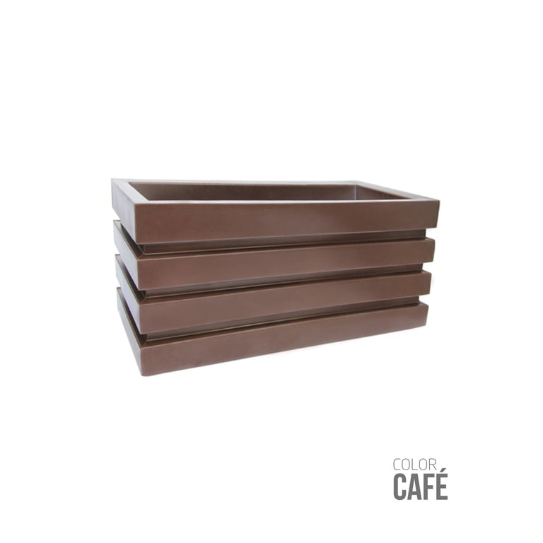 Jardinera Polietileno Café 70 x 30 x 33 cm TUMATERA | falabella.com