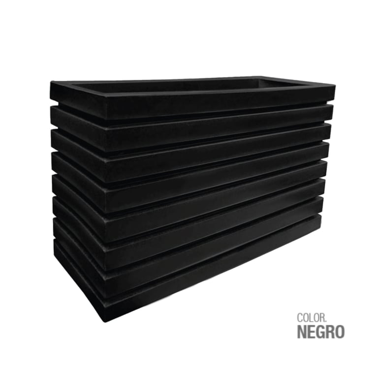 Jardinera Polietileno Negra 100 x 35 x 60 cm TUMATERA | falabella.com