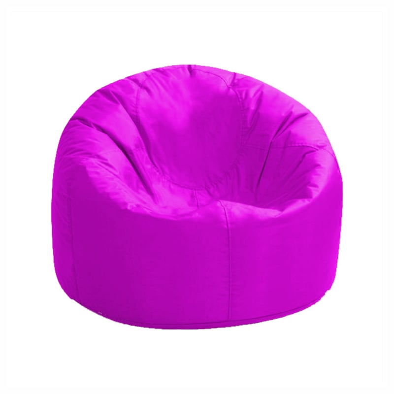 Puff Bubble en Antifluido de 90 cm x 90 cm x 80 cm Fucsia ESTILO RELAX ...
