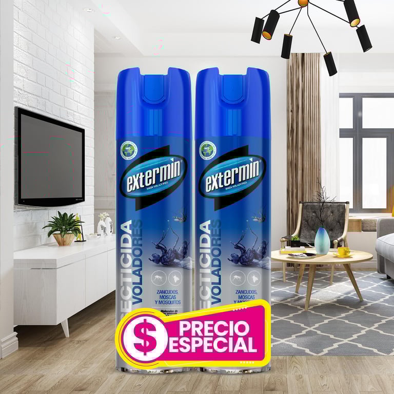 Insecticida Aerosol Voladores Extermín 2 Und X 400 Ml Cada Una EXTERMIN ...