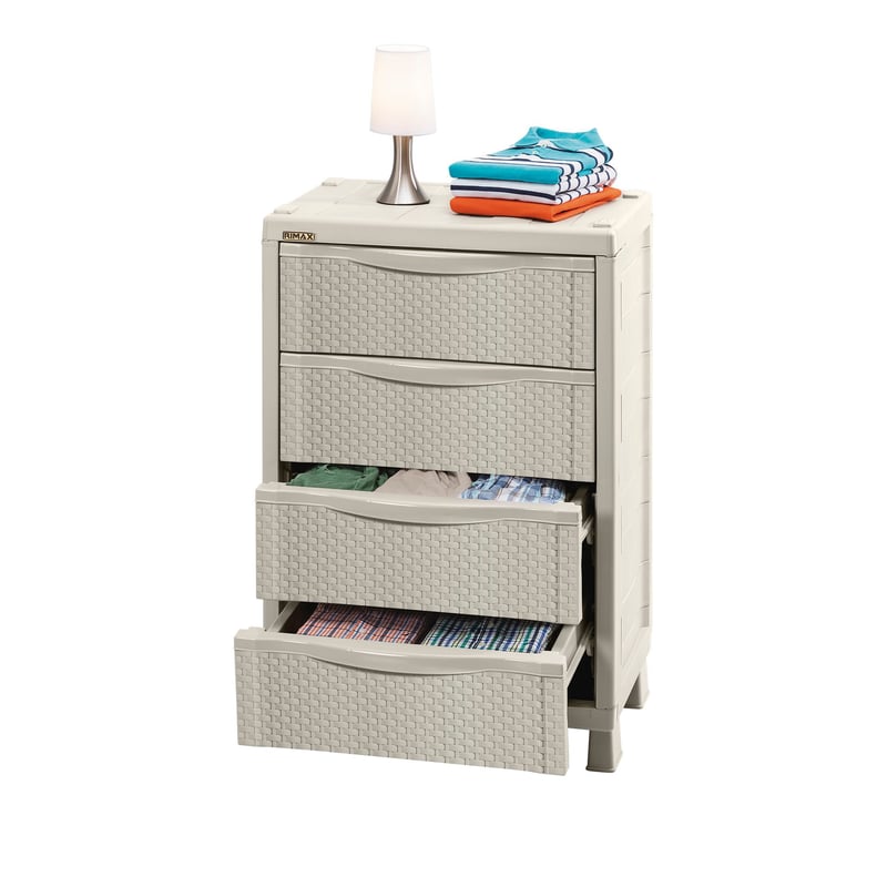 Armario Cajonero Rattán Taupe RIMAX | falabella.com