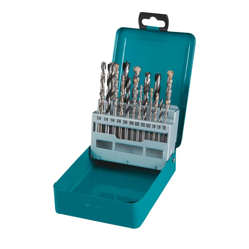 Set Brocas Madera-Muro-Metal x18und MAKITA | falabella.com