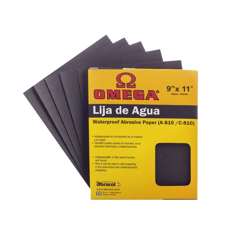 LIJA AGUA No 180 de 9pulg x11pulg OMEGA OMEGA | falabella.com