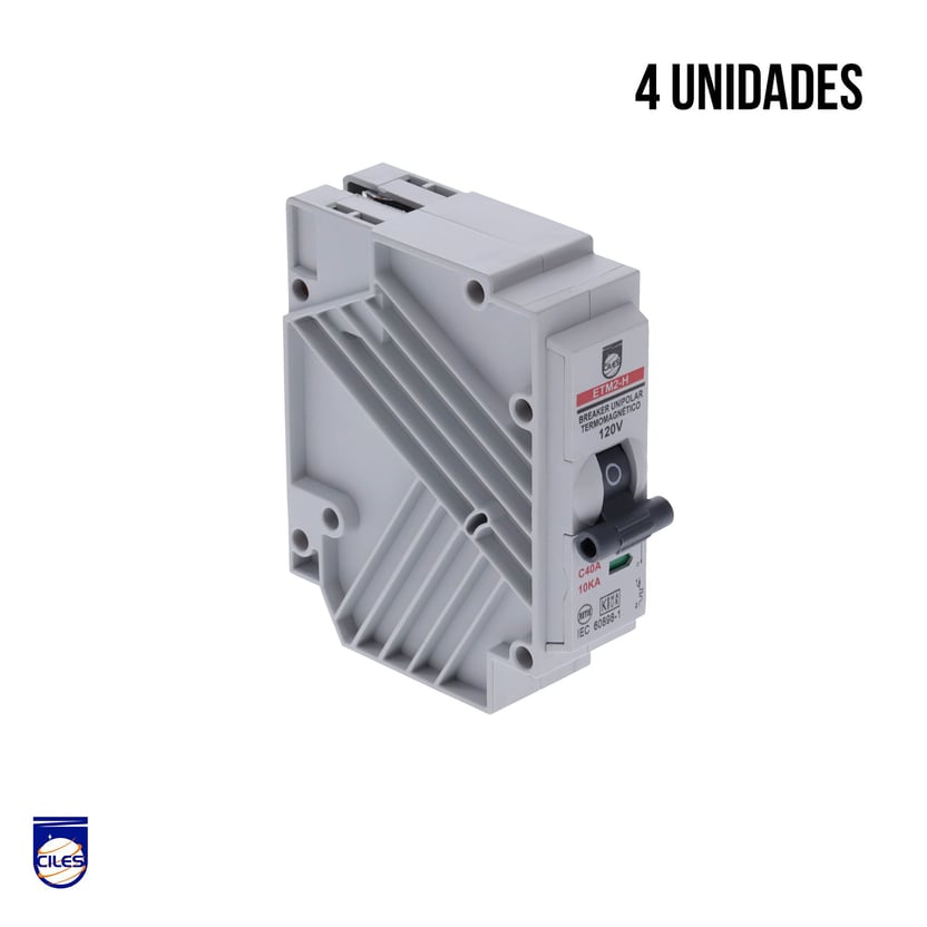 Breaker Enchufable 1P 20A-10Ka Setx4 - Homecenter.com.co