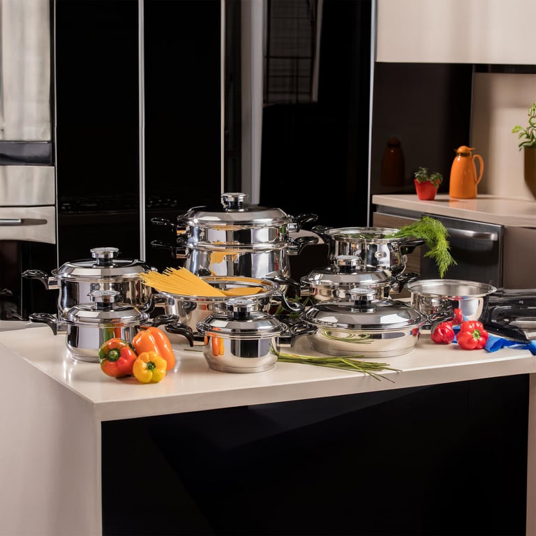 Batería de 16 Piezas en Acero Quirúrgico PURINOX | falabella.com