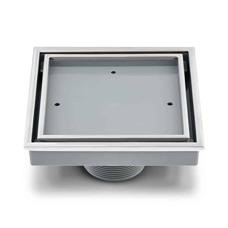 Rejilla Piso Central Veil (Invisible)15x15cm Satinado QM DRAIN ...
