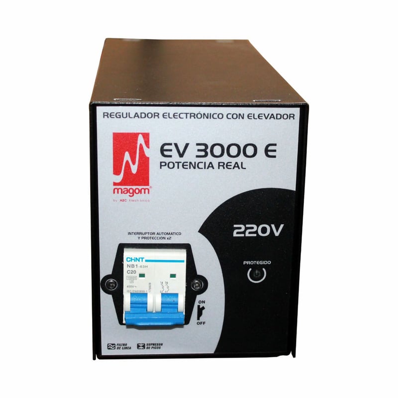 Regulador de Voltaje EV 3000E A 220VAC MAGOM | falabella.com