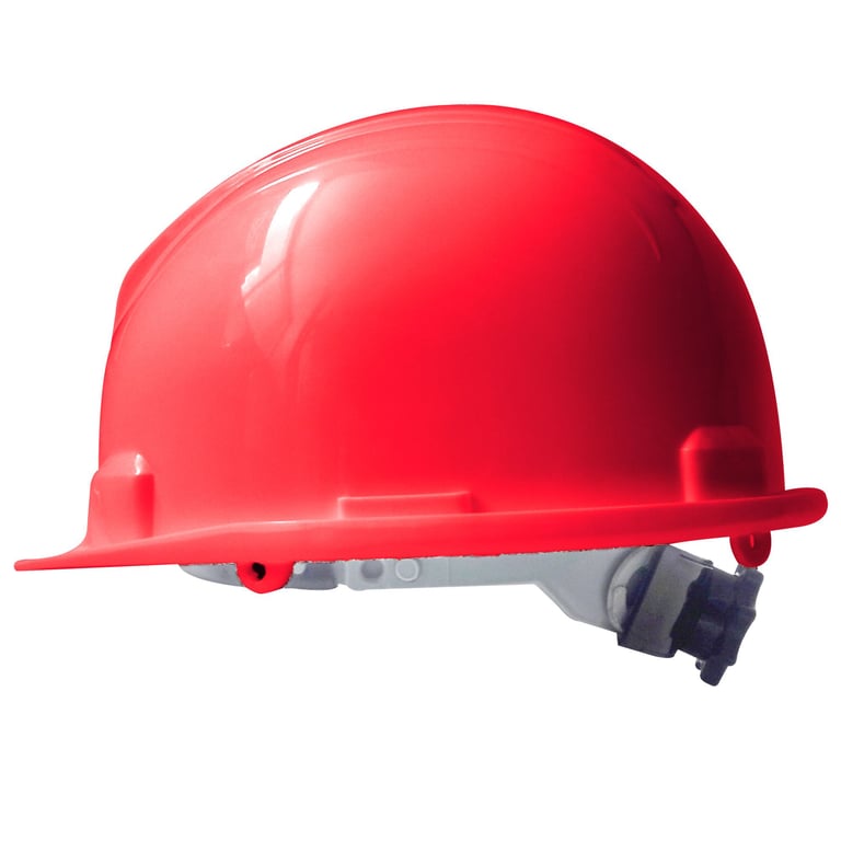 Paquete Por 4 Unidades Casco Eco Rojo Con Rachet Steelpro STEELPRO ...