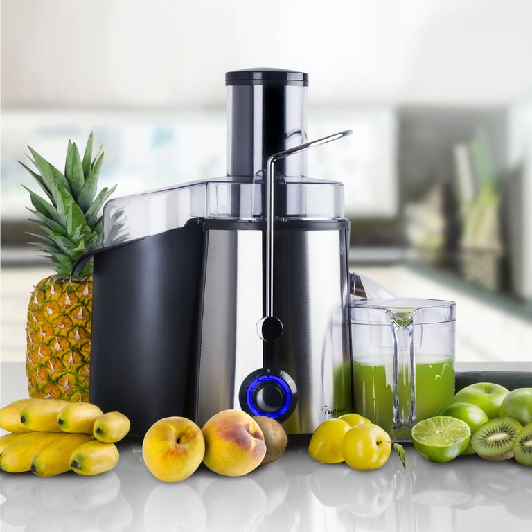 Extractor de Jugos Frutas y Verduras 850 Watts 1Lts Negro 806700 CHEF MASTER | falabella.com
