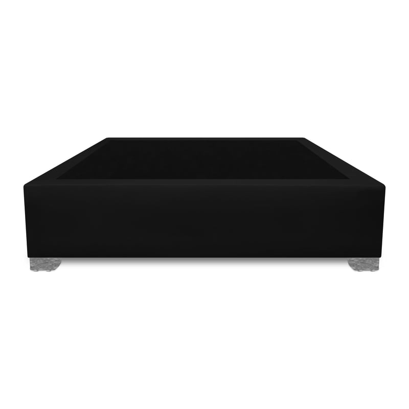 Base Cama Premium Top Sencilla 100x190cm Ecocuero Negro MAGIC CLASS ...