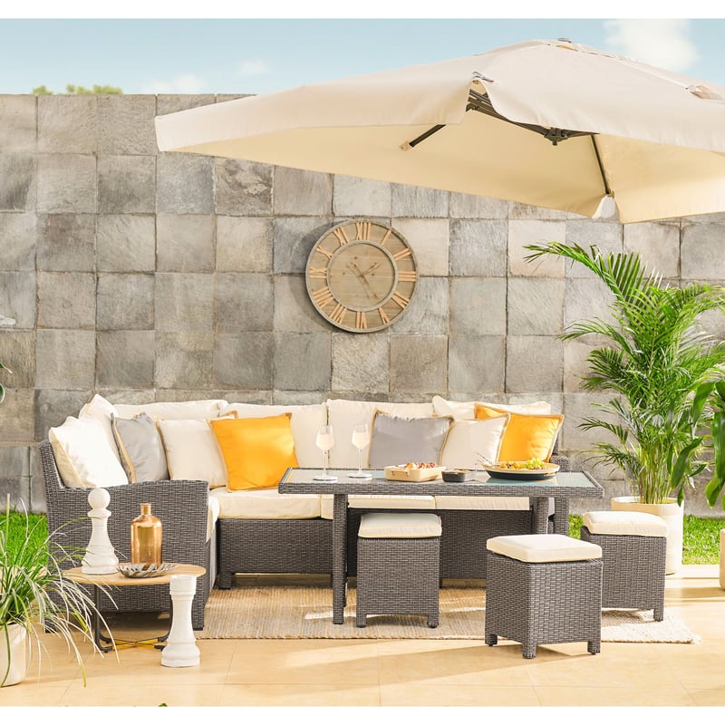 Comedor Gispy 6 Piezas Rattan JUST HOME COLLECTION | falabella.com