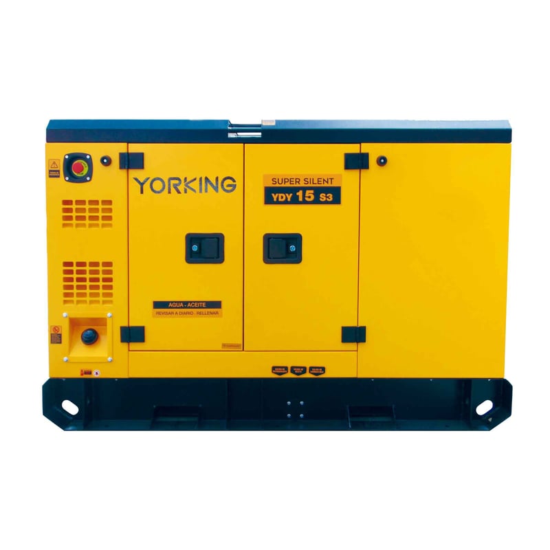 Planta Eléctrica Cabinada 16 Kva Trifásica, Diesel 1800 Rpm Tablero ...