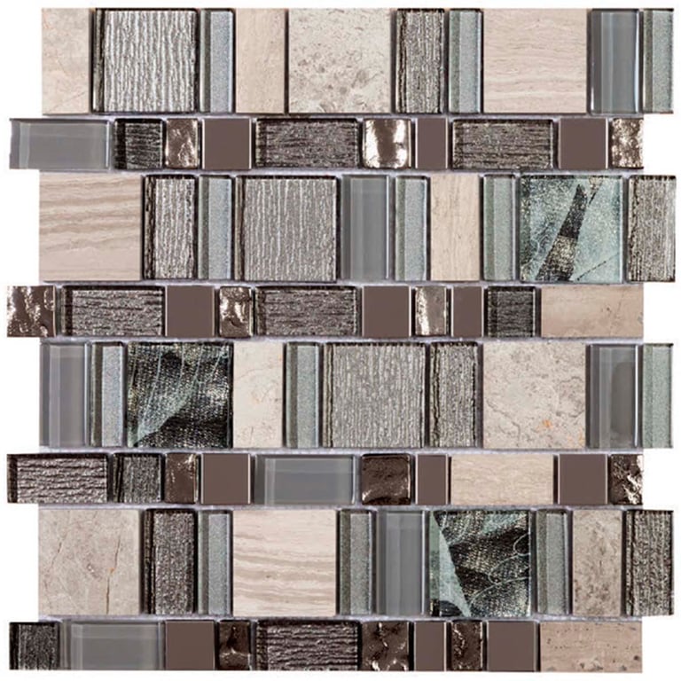 Mosaico Malla America 30x30cm Gris xUnidad INTERMATEX | falabella.com