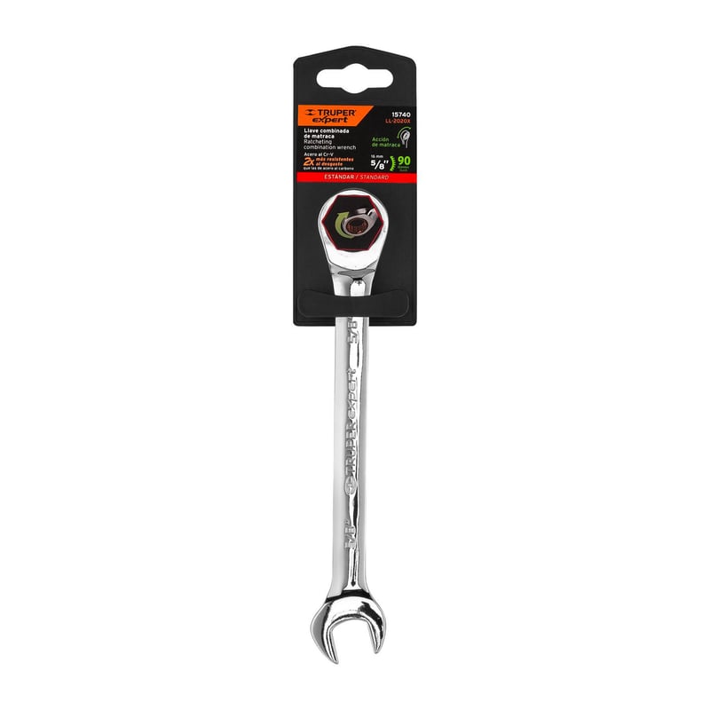 Llave Mixta con Ratchet 5/8 Pulgadas Truper TRUPER | falabella.com