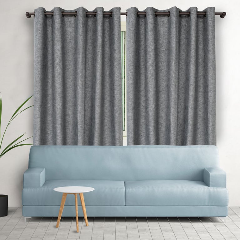 Cortina Blackout Iris 200x230 Cm Gris JUST HOME COLLECTION | falabella.com