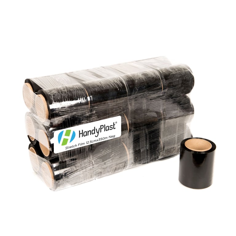 Set x 24 Rollo Stretch Film 12.5cm x 350m Negro GENERICO | falabella.com