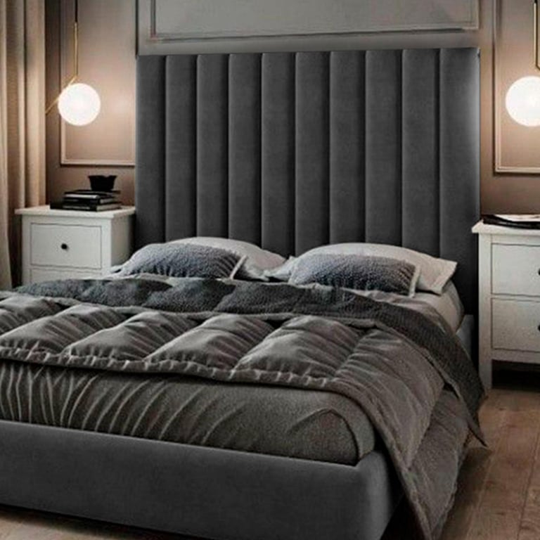 Cabecero Natura para Cama Queen Gris Plomo EKONOMODO COLOMBIA ...