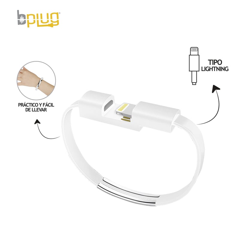 Cable Carga Rapida Tipo Manilla Conector Lightning B PLUG | falabella.com