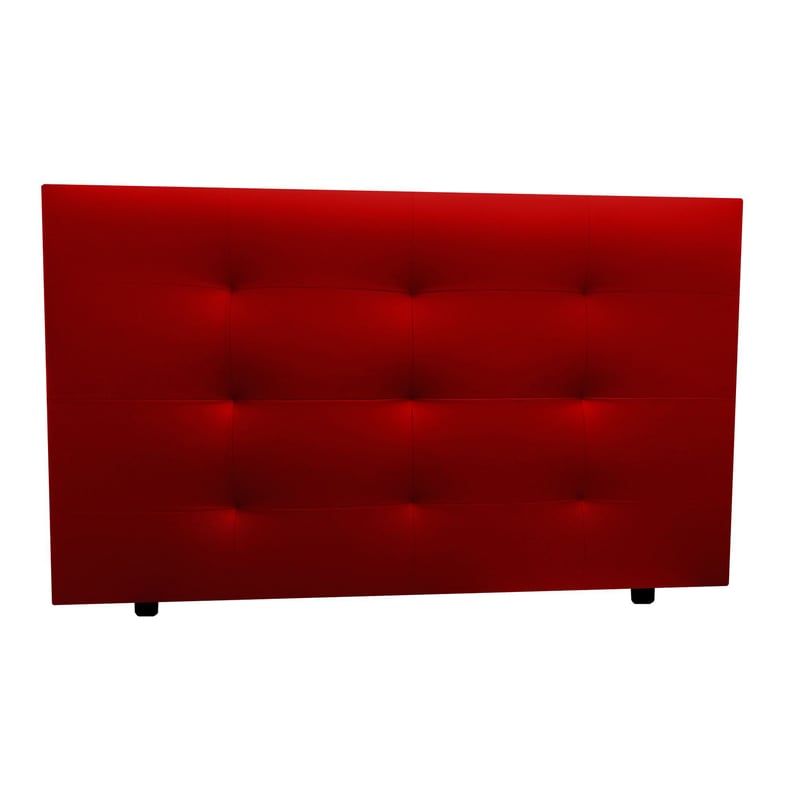 Cabecero Entero Doble 140x120 Bogle Ecocuero Rojo NEW CONFORT ...