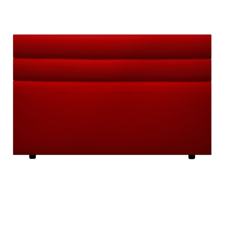 Cabecero Entero Semidoble 120x120 Silon Ecocuero Rojo NEW CONFORT ...