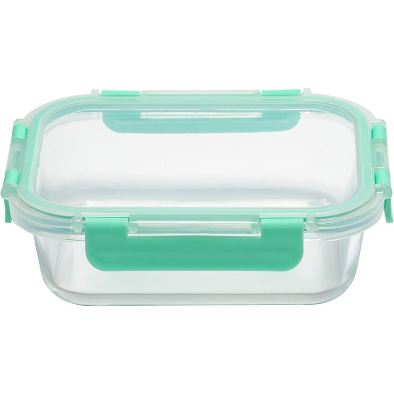 Contenedor Vidrio Rectangular 650ml Tapa Clip JUST HOME COLLECTION ...