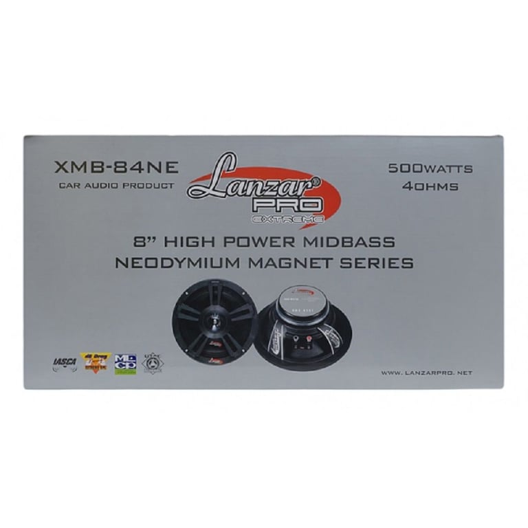 Medio 8 Pulgadas 2000W 500RMS Competencia Serie XMB84NE LANZAR PRO ...