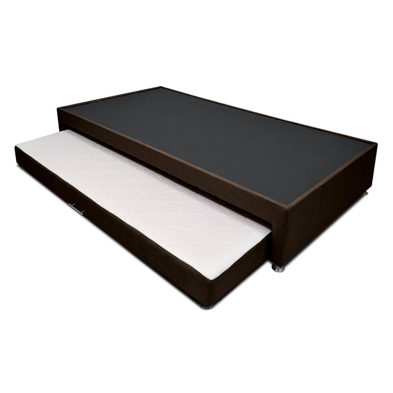 Cama Tarima Dreamer Lino Doble 140X190 Café MUEBLES ONLINE | falabella.com