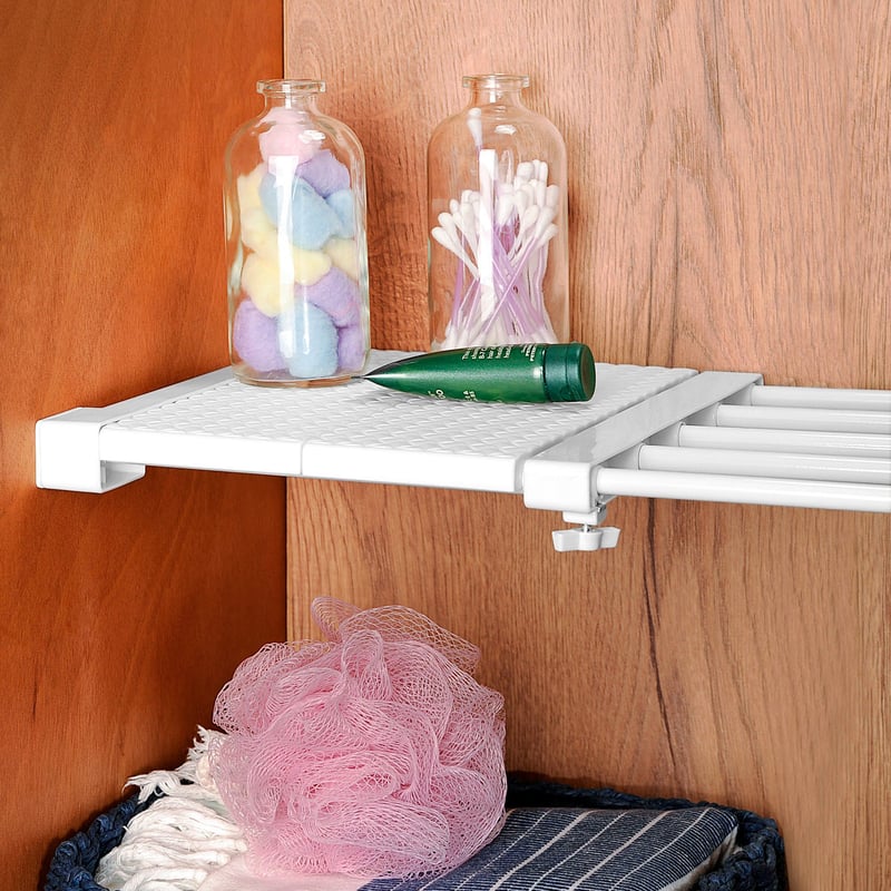 Repisa Extensible Plástica Blanca 24x30 cm JUST HOME COLLECTION ...