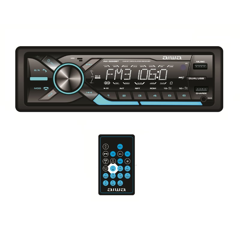 Radio Carro Bluetooth Usb Sd Aux Aiwa Aw-3269Bt AIWA | falabella.com