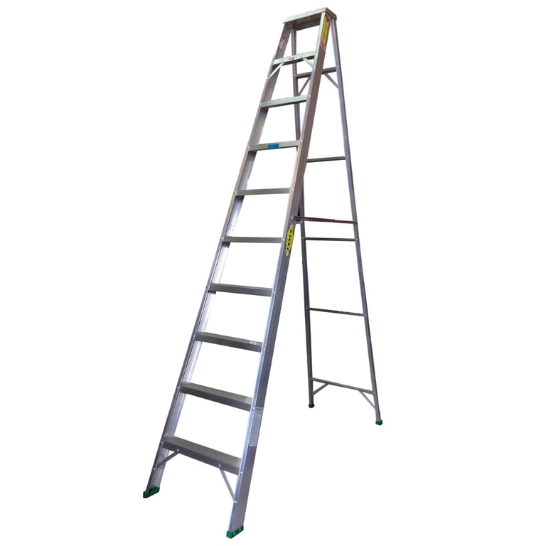 Escalera Certificada de Tijera en Aluminio 10 Peldaños Ca Tipo II 3 Mts FANES | falabella.com