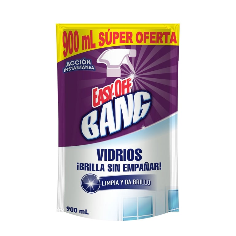 Limpiavidrios Liquido Easy Off Bang Doypack 900 ml EASY OFF | falabella.com