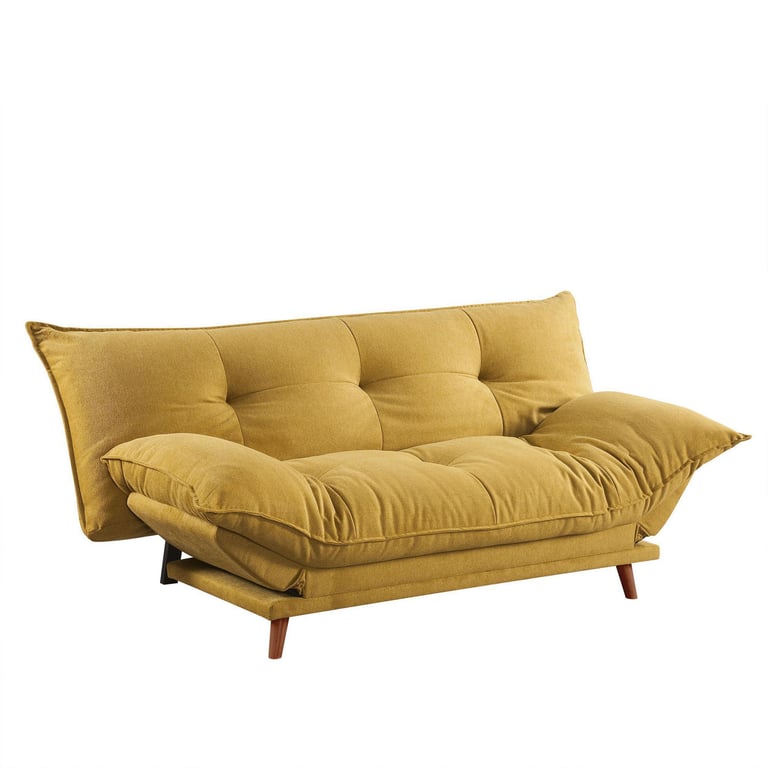 Sofá Cama Pillow 3 Puestos Tela Almendra JUST HOME COLLECTION | falabella.com