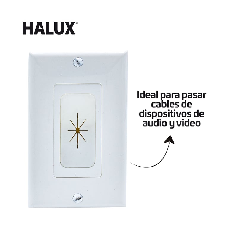 Toma Plástica Pasa Cables Halux HALUX | falabella.com