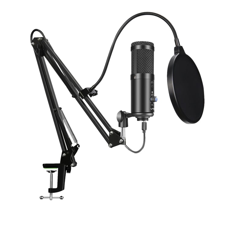 Kit Microfono Profesional Base Ajustable Escritorio VTA PLUS ...