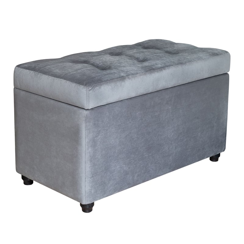 Puff Baul Estambul Gris JUST HOME COLLECTION | falabella.com