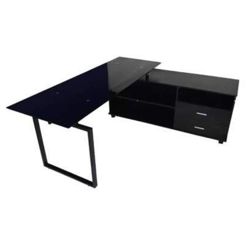 Escritorio L Boss Table Tf-01 78x170x150 Negro AKIVOY | falabella.com
