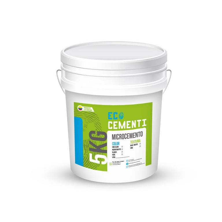 Microcemento Blanco Natural Rustico 5kg ECOCEMENTI | falabella.com