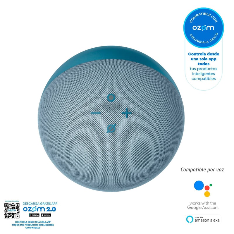 Altavoz Inteligente Echo Dot De 4Ta Generación Azul AMAZON | falabella.com