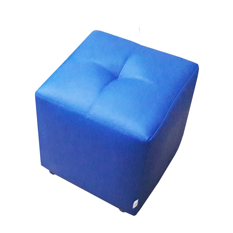 Puff Cubo 42x40x40 Azul Rey | falabella.com