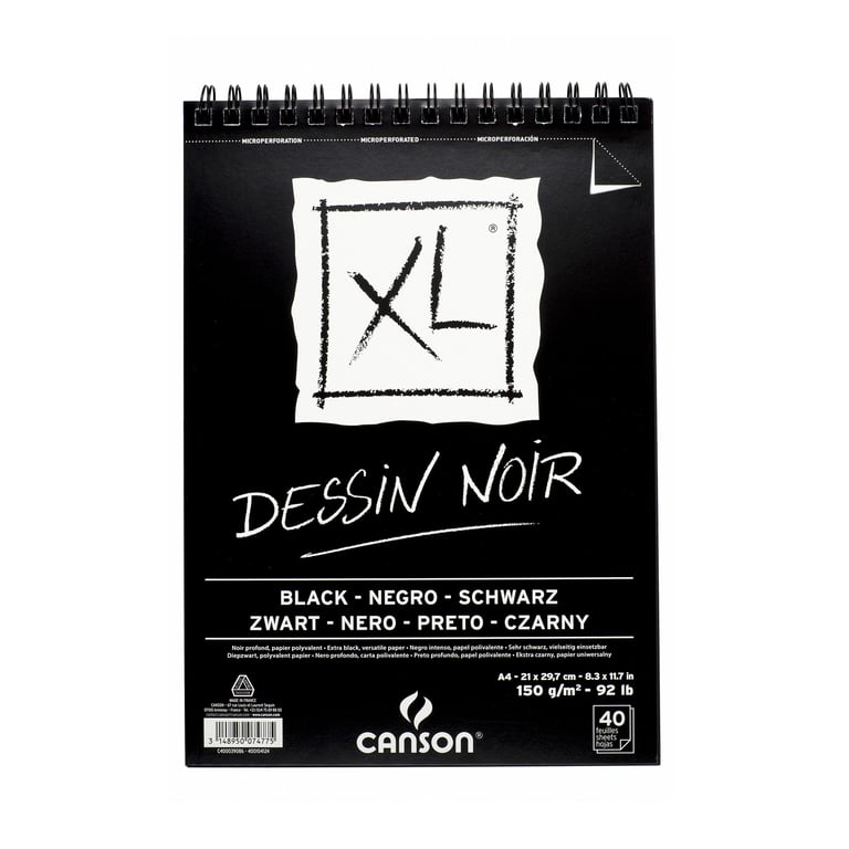 Bitácora Xl A4 150gr 40h Negro C400039086 CANSON | falabella.com