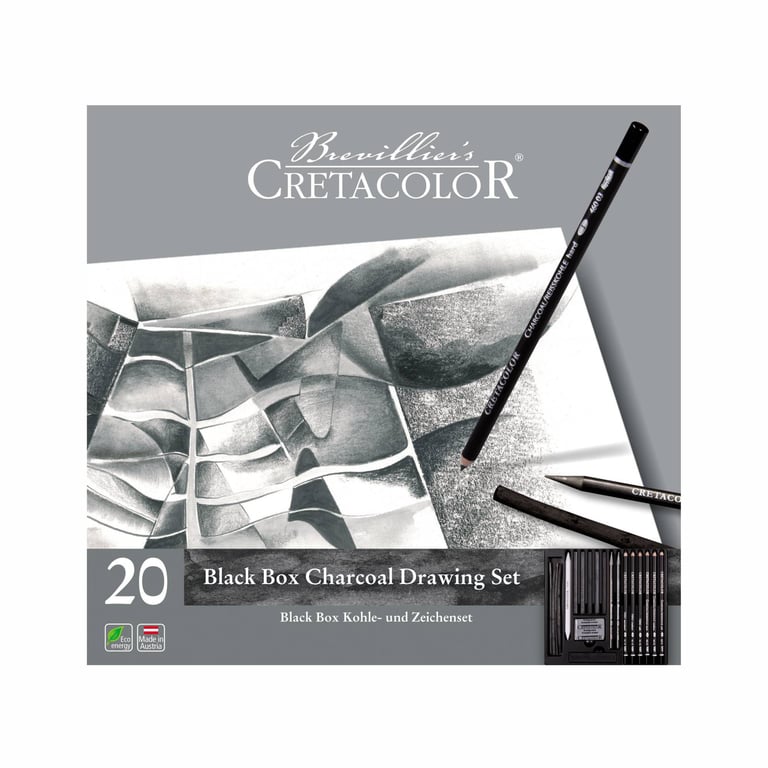 Estuche Metal Black Box - 20 Piezas CRETACOLOR | falabella.com