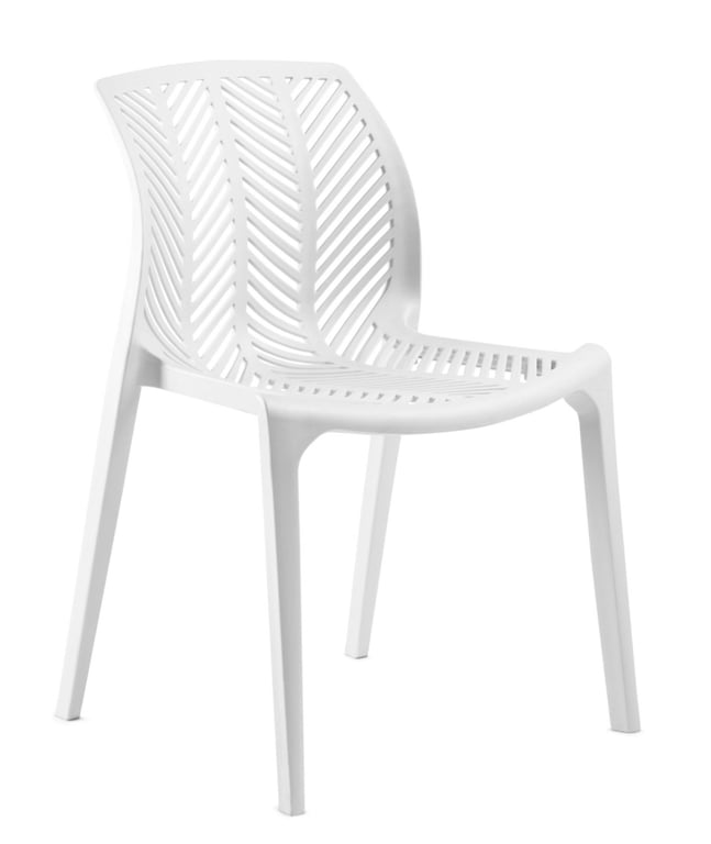 Silla Sin Brazos Polipropileno Spyga Blanco INORCA | falabella.com