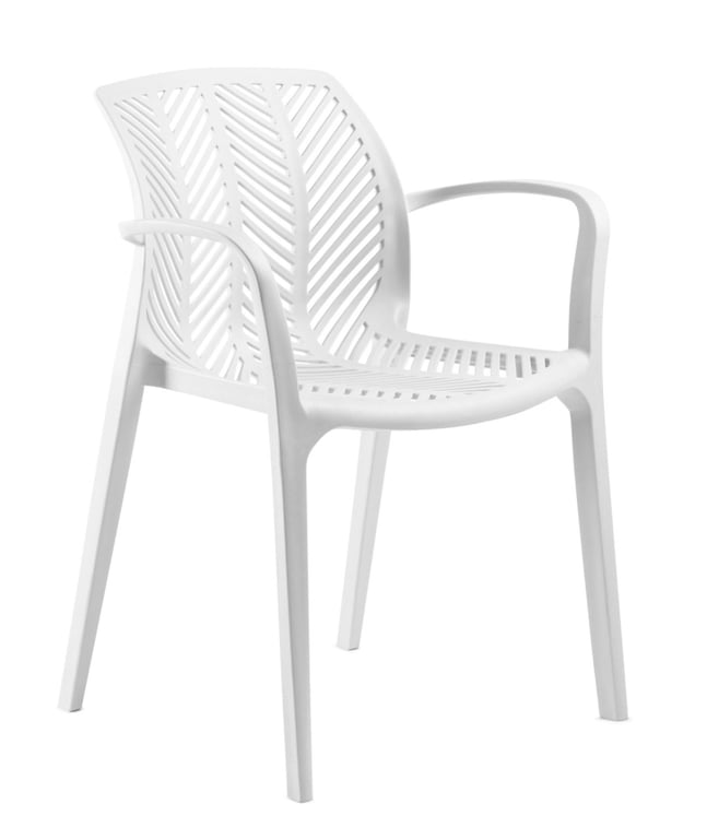 Silla Con Brazos Polipropileno Spyga Blanco INORCA | falabella.com