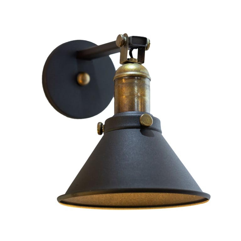 Aplique Aby 1 Luz E27 Negro Bronce ILUMECO | falabella.com