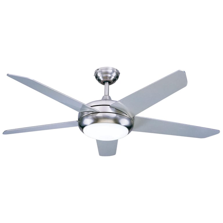 Ventilador Techo Faye 2 Luces 5 Aspas Satin JUST HOME COLLECTION ...