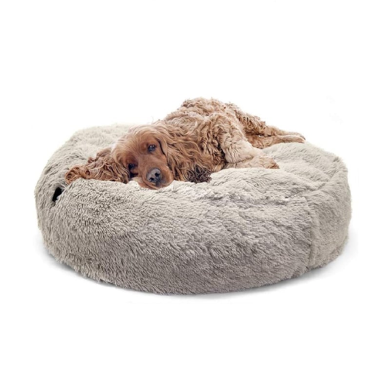 Cama Puff Para Perro 90x90x15cm Grande Beige Banzay BANZAY | falabella.com