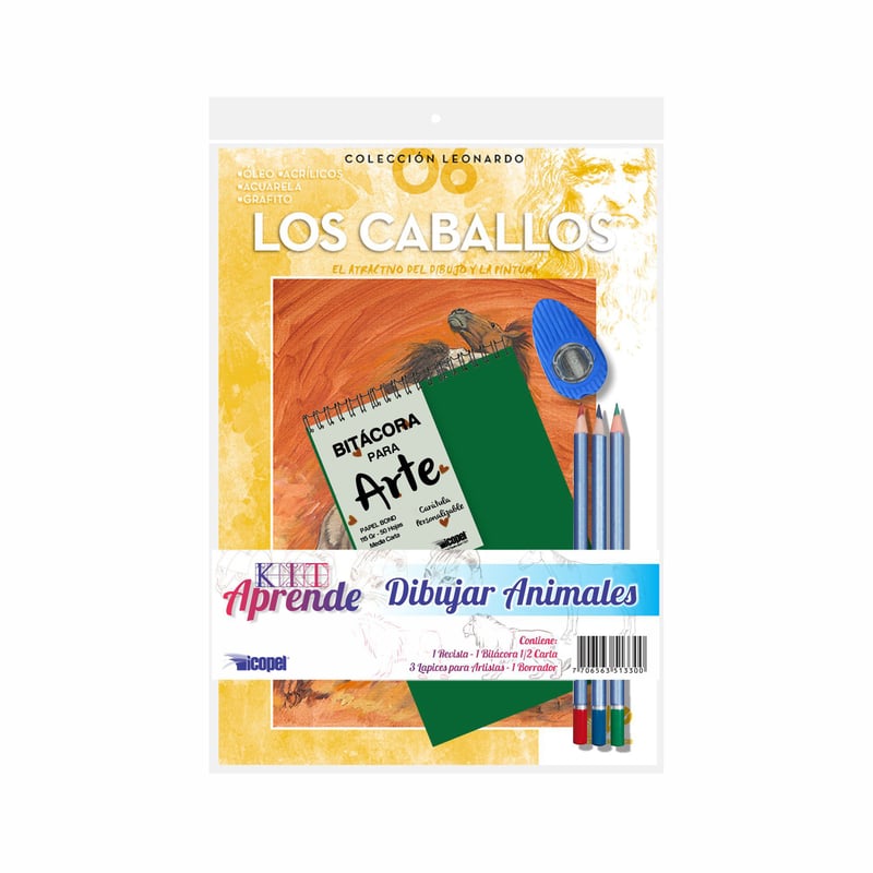 Kit Aprende - Dibujar Animales - 6 Piezas ICOPEL | falabella.com