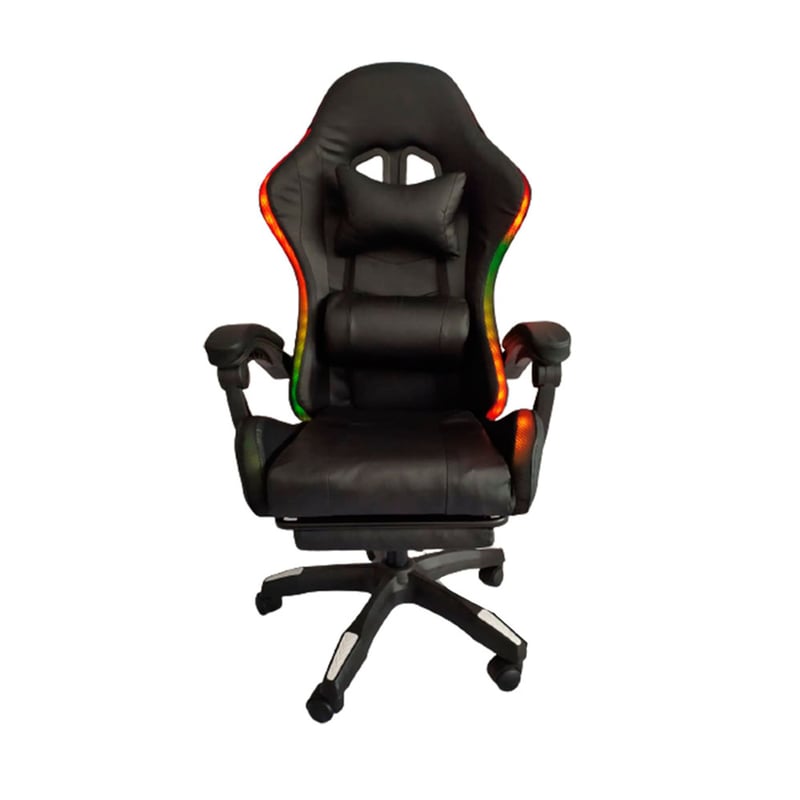 Silla Gamer Led Rgb Negro MOBLIHOUSE | falabella.com
