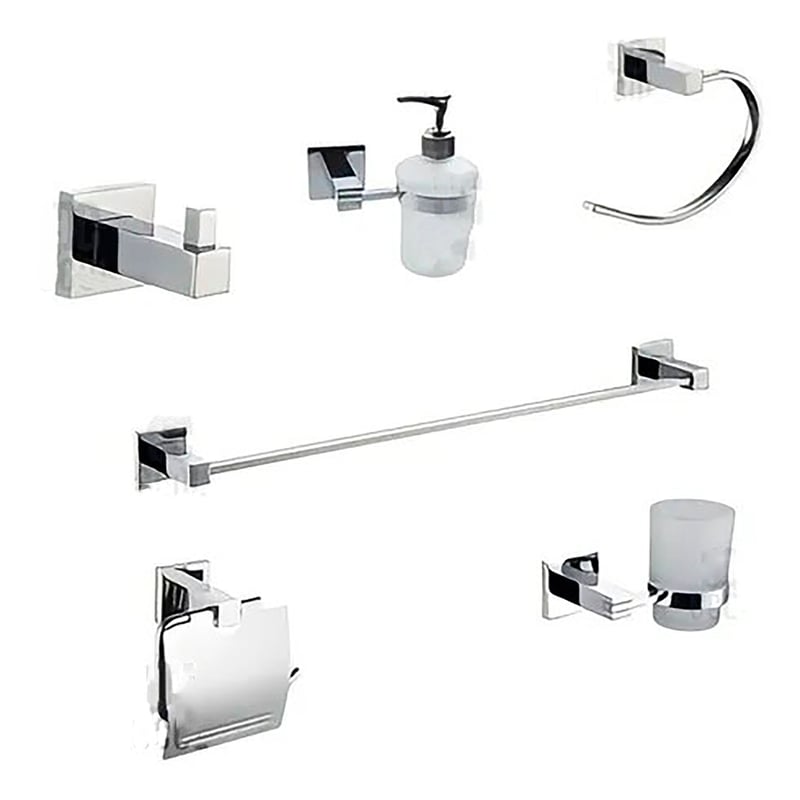 Set de accesorios bano cuadrado 6 piezas CCOL | falabella.com