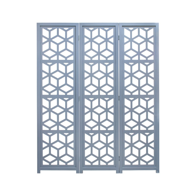 Biombo Rejal 137 X 1.8 X 169 Cms Gris DIMI HOME | falabella.com